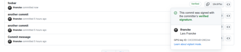 Notes On Signed Commits With Git And Github Stackable