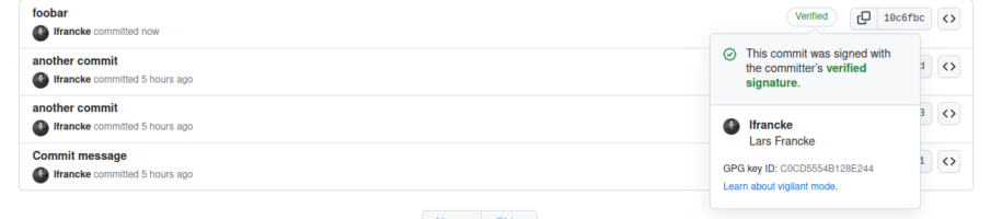 Notes On Signed Commits With Git And Github Stackable